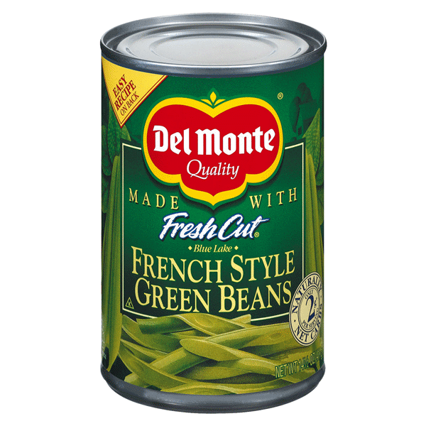 french cut green beans can
